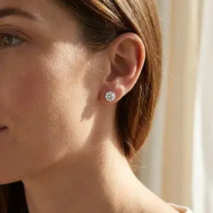 BLISS DIAMOND 251.00ct Screw Back Diamond Studs Lab Grown Earrings