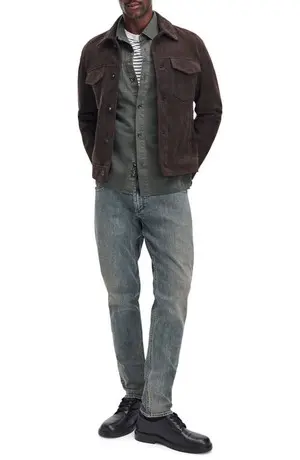 Rag & Bone Overdyed Denim Button-up Work Shirt