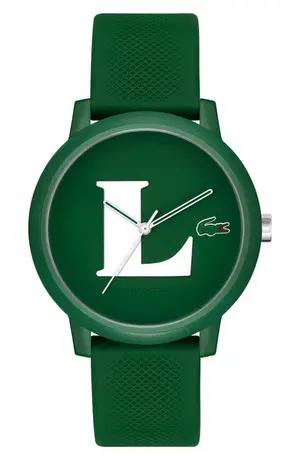 Lacoste 12.12 Silicone Strap Watch - Green