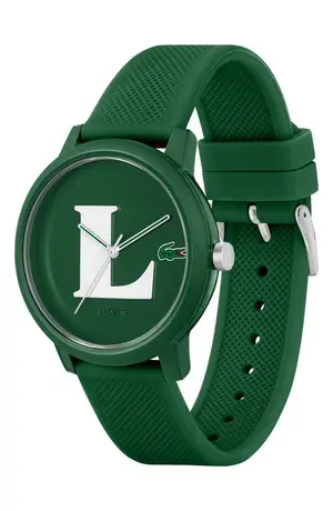 Lacoste 12.12 Silicone Strap Watch