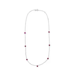SOUZANA BY SUZY LEVIAN 14k Gold 2.56cttw Round-cut Ruby Necklace