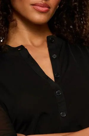 Sanctuary Mesh Sleeve Cardigan