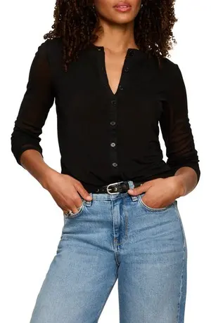 Sanctuary Mesh Sleeve Cardigan
