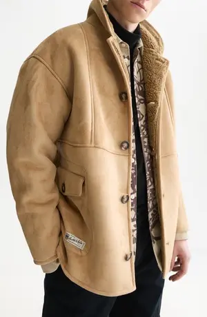 Scotch & Soda Faux Shearling Jacket