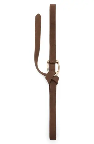 Mango Skinny Suede Belt
