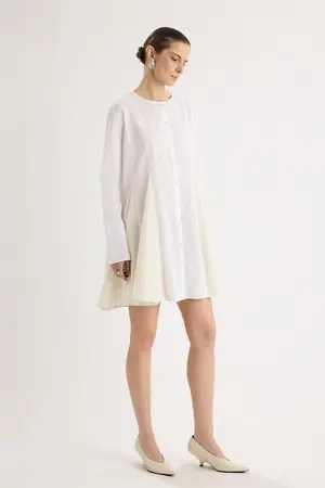 Merlette Rosaura Mini Dress In Pima Cotton Lawn
