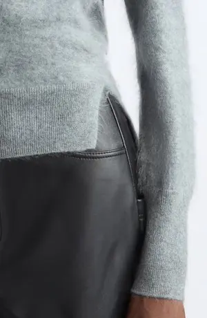 Altuzarra Cashmere Sweater With Brushed Finish And Split Hem