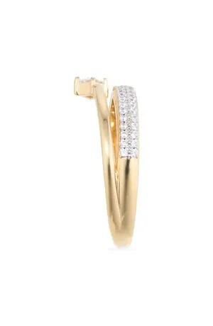 ASTRID & MIYU Pavé Cubic Zirconia Illusion Ring