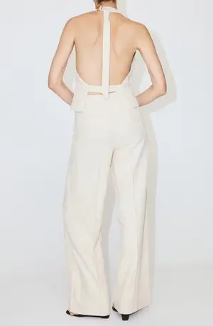 Mango Halter Neck Jumpsuit