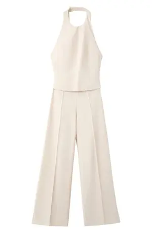 Mango Halter Neck Jumpsuit