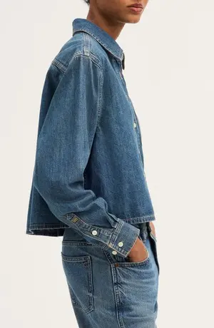 Madewell Oversized Denim Button-up Shirt