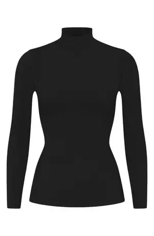 WILLIAMS ATHLETIC CLUB Noelle Performance Mock Neck Top