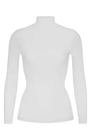 WILLIAMS ATHLETIC CLUB Noelle Performance Mock Neck Top - White