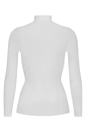 WILLIAMS ATHLETIC CLUB Noelle Performance Mock Neck Top - White