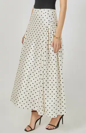 Endless Rose Polka Dot Maxi Skirt