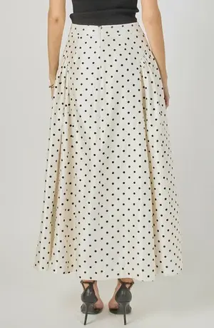 Endless Rose Polka Dot Maxi Skirt