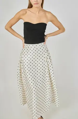 Endless Rose Polka Dot Maxi Skirt