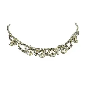 MADISON BEVERLY HILLS Vintage 1950s Rhinestone Necklace