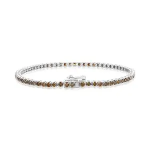 SOUZANA BY SUZY LEVIAN 14k Gold Diamond Bracelet - Brown