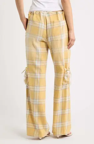 JADED LONDON Low Rise Check Trousers