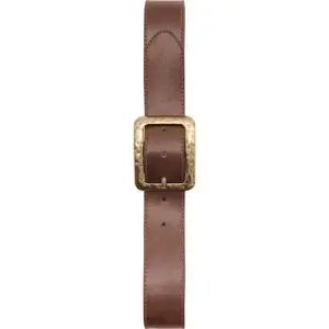 Mango Faux Leather Belt - Brown
