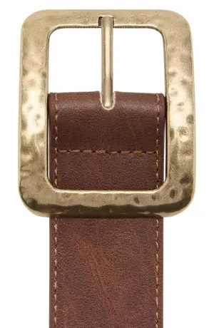 Mango Faux Leather Belt