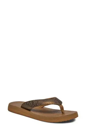 Sanuk Leather Yoga Mat Ii Flip Flops