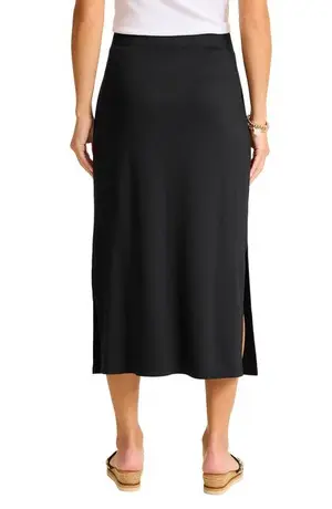 Tommy Bahama Drapey Ponte Midi Skirt