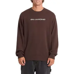 BILLABONG Relaxed Fit Crewneck Sweater With Logo Print