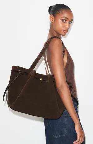 Tory Burch Romy Suede Tote