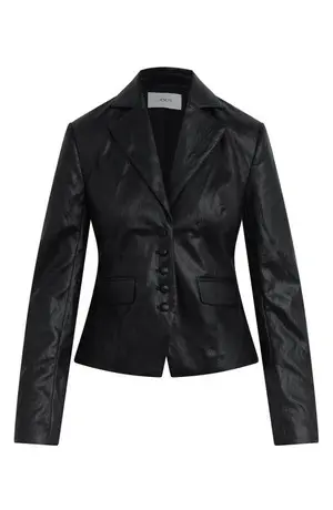 Joe's Jeans The Fitted Faux Leather Blazer