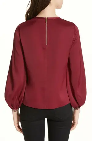 Ted Baker London Juudy Embellished Sleeve Blouse