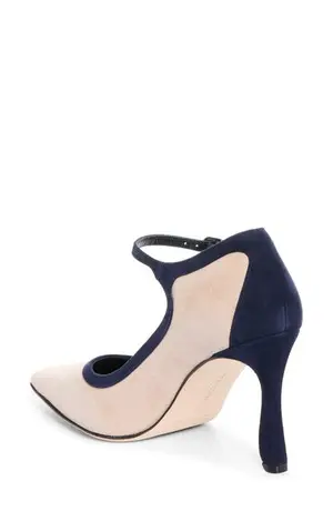Manolo Blahnik Churla Ankle Strap Pump