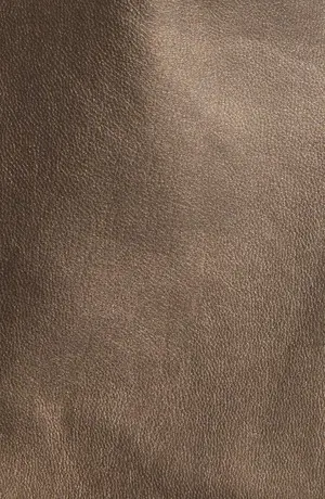 Anne Klein Metallic Faux Leather One-button Blazer