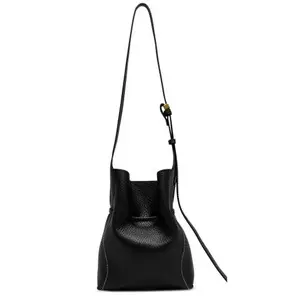 GIANNI CHIARINI Sienna Leather Drawstring Bucket Bag