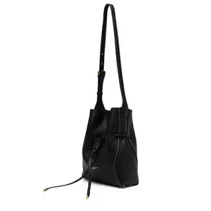 GIANNI CHIARINI Sienna Leather Drawstring Bucket Bag