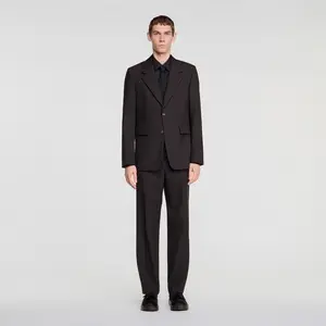 Sandro Virgin Wool Suit Jacket