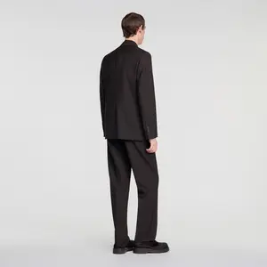 Sandro Virgin Wool Suit Jacket