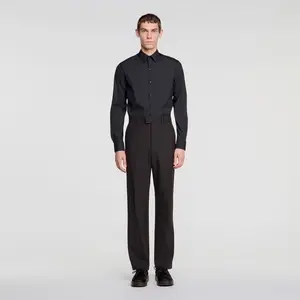 Sandro Wool Suit Trousers