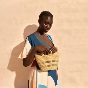 INDEGO AFRICA Diya Fluted Tote