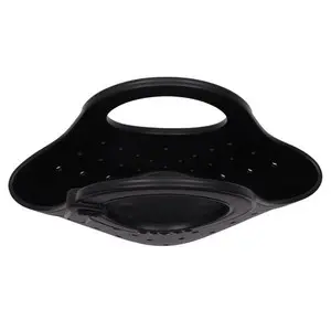 CROCS Medium Eva Tote Bag With Round Handle & Soft Touch Buckle - Black