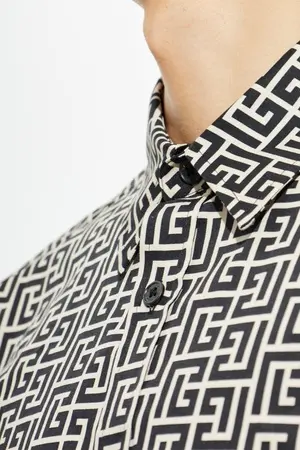 Balmain Shirt With Monogram