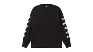 StÜssy Speedway Long Sleeve Tee Shirt - Black