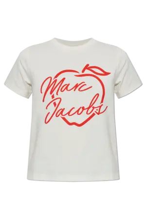 Marc Jacobs T-shirt With Logo - Cream