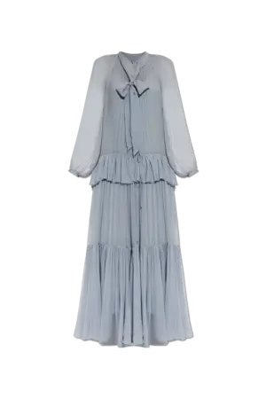Chloé Long-sleeve Dress - Blue