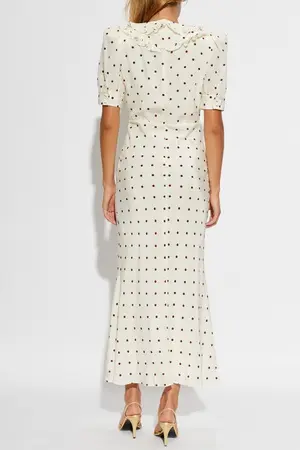 Alessandra Rich Polka Dot Dress