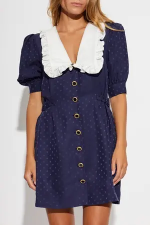 Alessandra Rich Dress With Stars