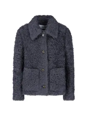 LARDINI Mohair Jacket - Gray