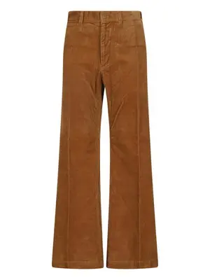 Polo Ralph Lauren Bootcut Velvet Pants - Brown