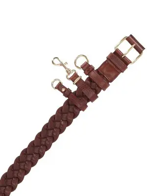 Miu Miu Woven Leather Belt